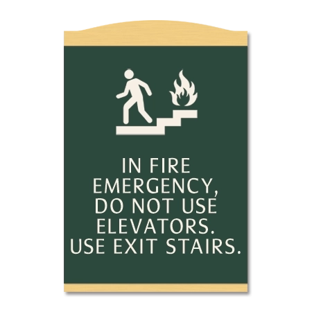 Esquire Elevator Signs