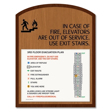 Woodland Collection Elevator Signs